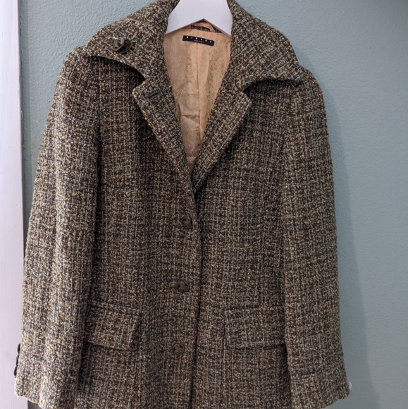 Sisley | Jackets & Coats | Sisley Tweed Duster Coat | Poshmark